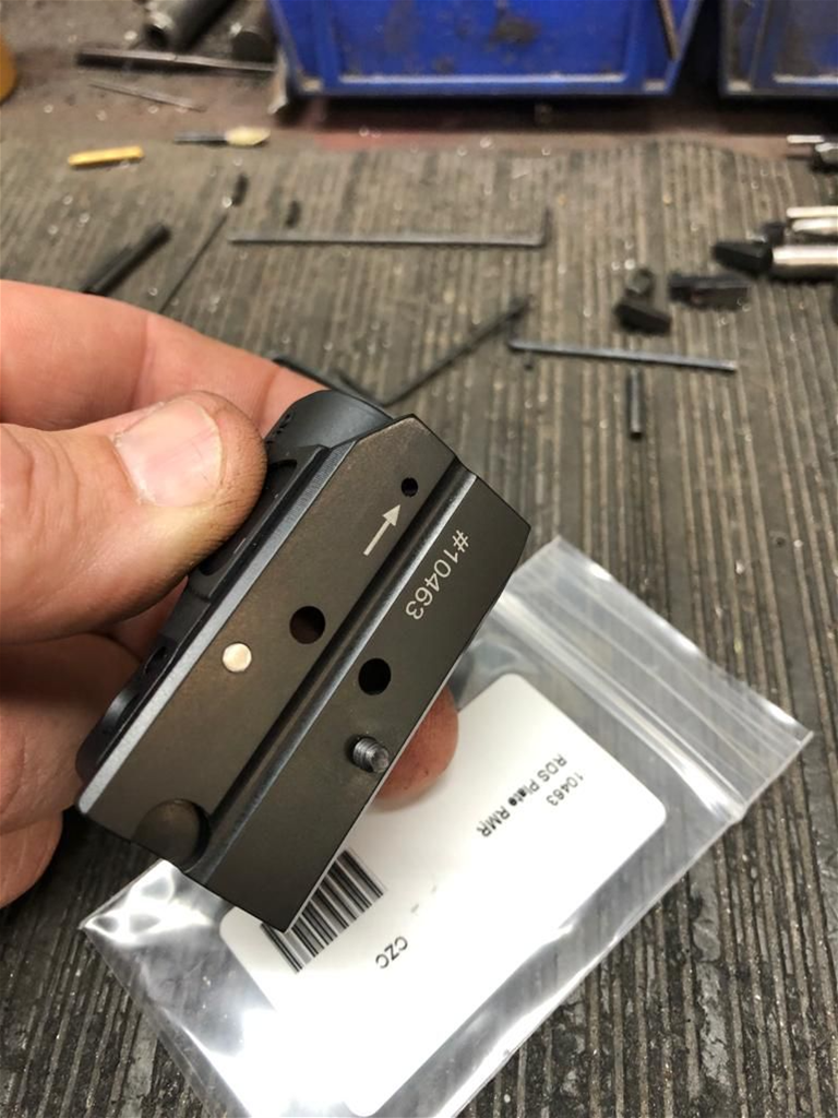 CZ Custom RDS Steel Plate for C-More - Fits CZC RDS Cut Slides ...