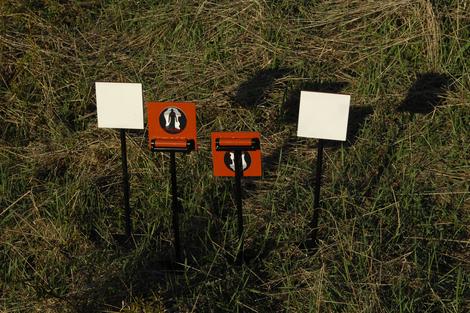 Gunfighter Targets Reactive 6x6 Set of 4