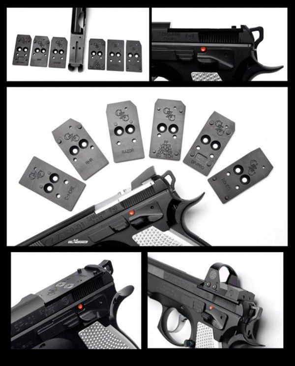 CZ Custom RDS Steel Plate for C-More - Fits CZC RDS Cut Slides ...