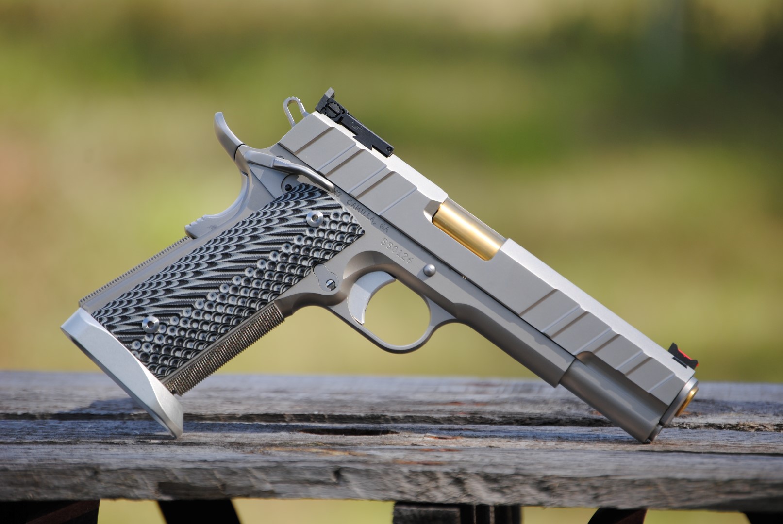 CK Arms 1911 Competition 9mm Hardcore Silver TiN Barrel