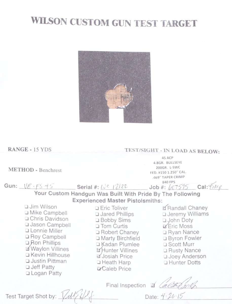 Wilson Combat Vickers Elite Black .45ACP | Precision 1911 Performance