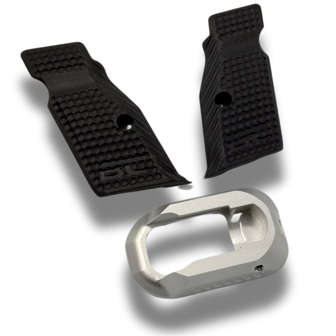 Boss Components CZ SHADOW 2 GRIPS AND ALUMINIUM MAG-WELL COMBOS