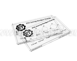 Eemann Tech IPSC Scoring Handgun Overlay - Precision Targeting for ...
