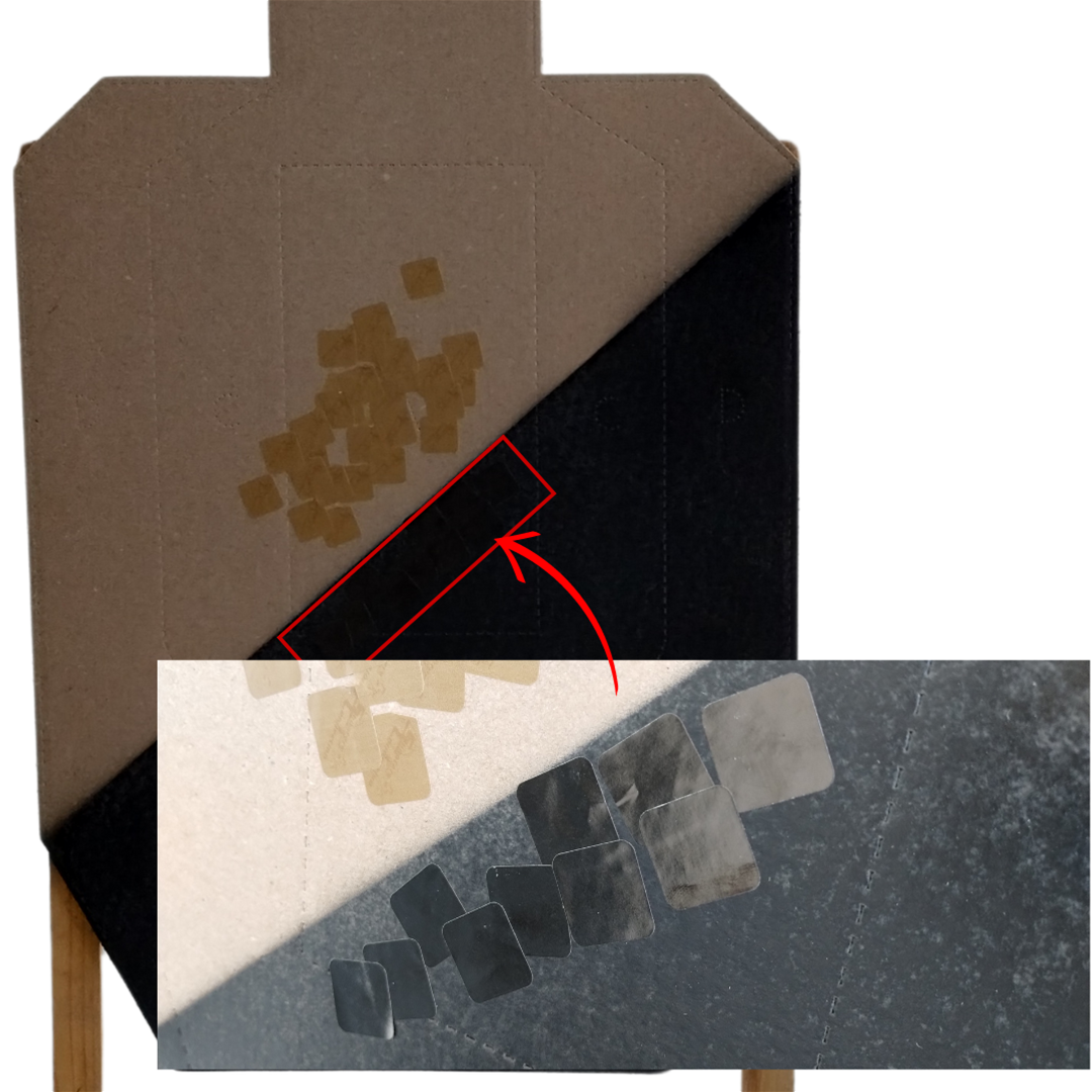 Target Pasters - 5 Roll Pack - Black | Shooters Connection