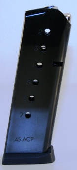 STI Magazine Officer Length 45acp Black 7rds