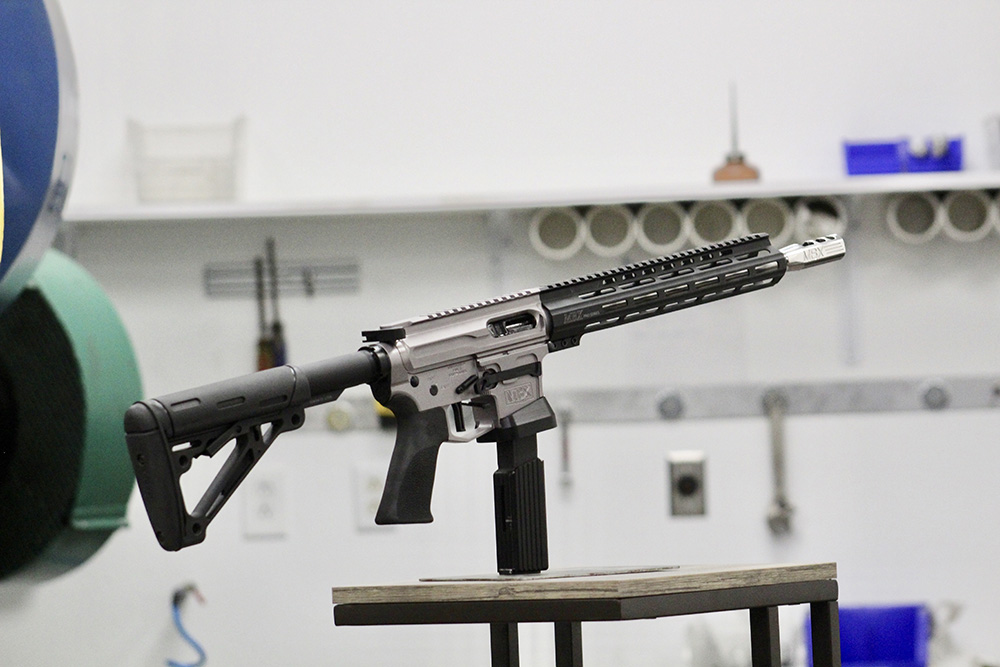 MBX Pro Series PCC Gun Silver with Straight Trigger