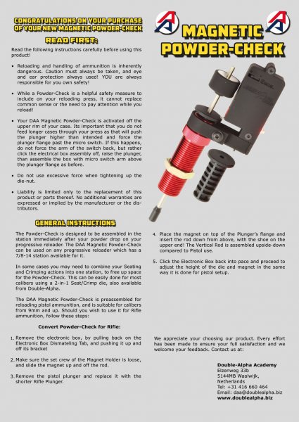 DAA Magnetic Powder Check 2.0