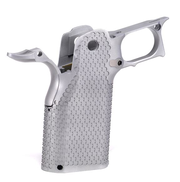 Cheely Custom E2 Extra Aggressive Grip Kit – Stainless | Premium 2011 Grips