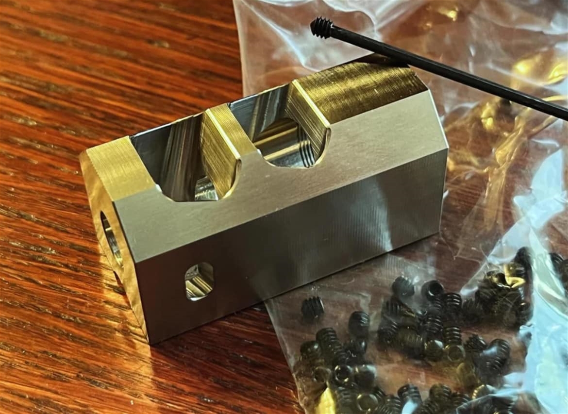 TEVO 2 PORT TITANIUM V2 COMP | Premium Open Gun Compensator