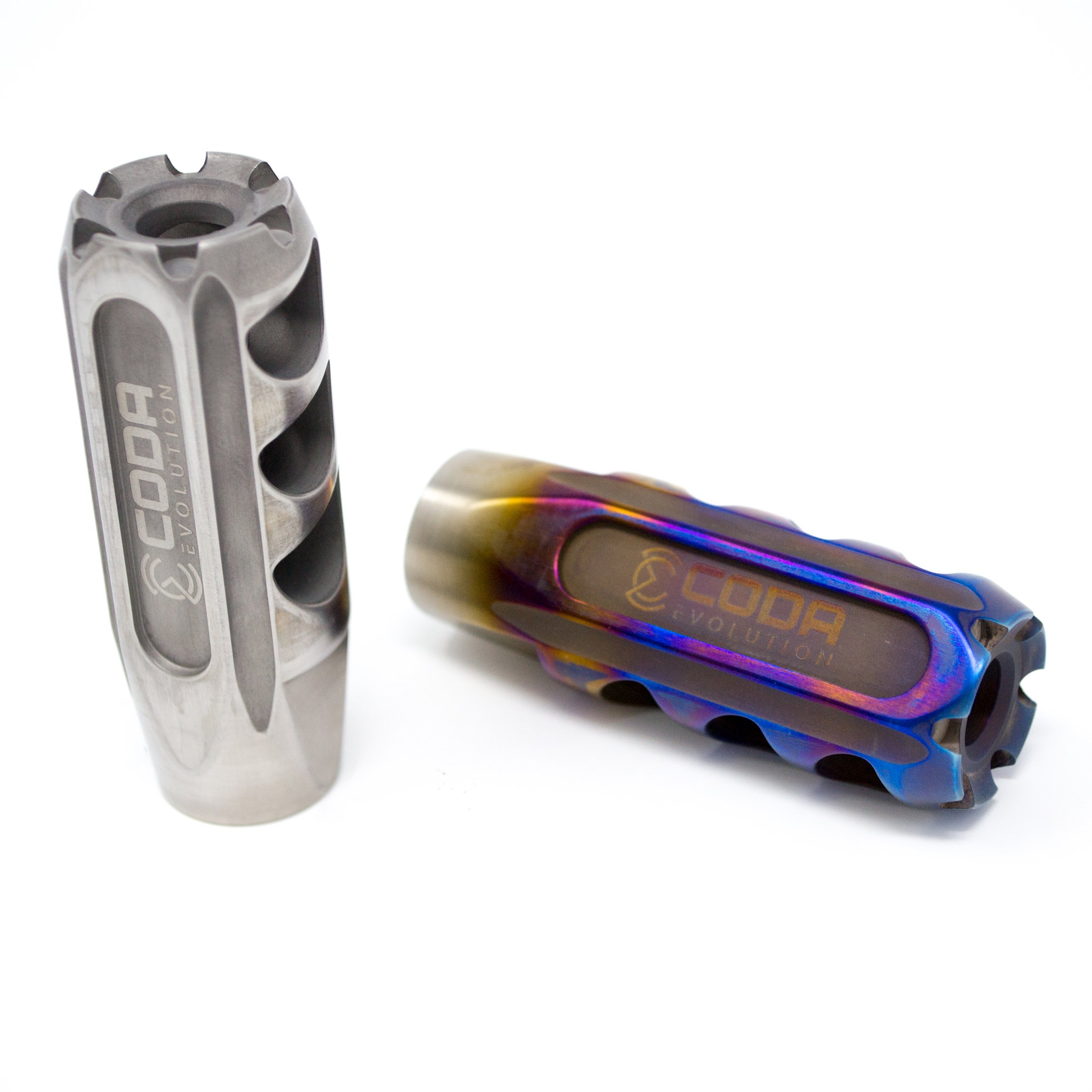 CODA Fury Titanium Compensator for .308- Flame Anodized