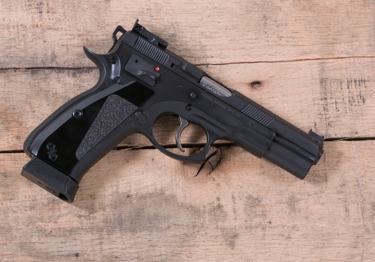 CZ 75 SHADOW Custom Black 9mm Adjustable Rear