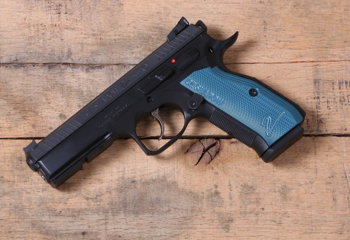 CZ 75 SHADOW 2 Custom Trigger / Tuned Blue