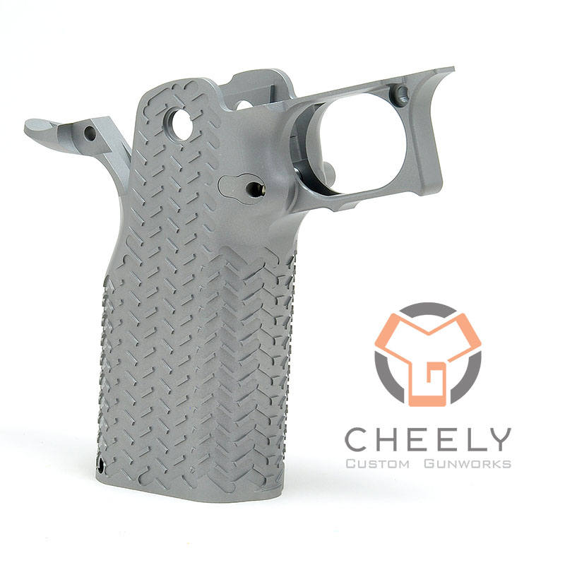 Cheely Custom E2 Grip Kit – Stainless | 2011 Pistol Upgrade | Shooters ...