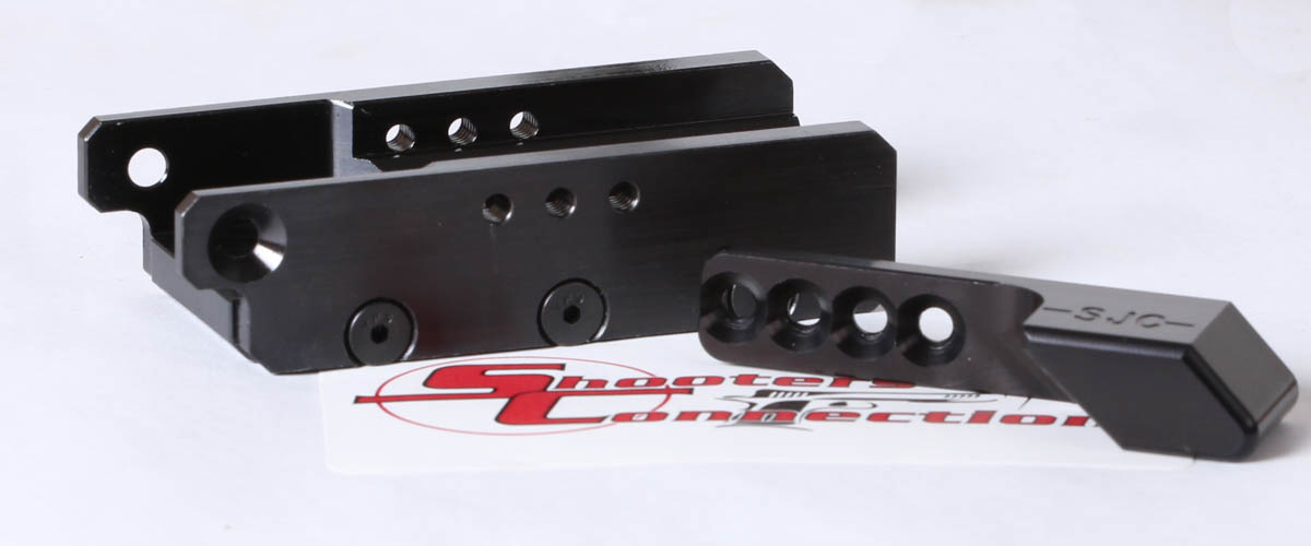 SJC Black Glock Frame Weight with Thumb Rest