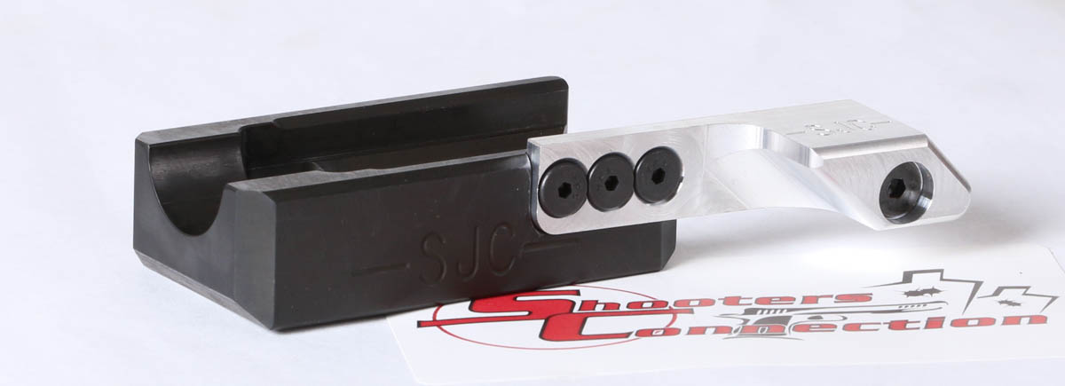 SJC Black Glock Frame Weight with Thumb Rest